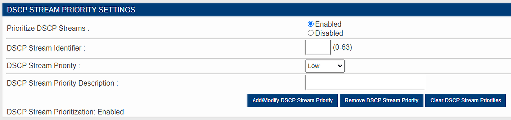 Prioritize DSCP Streams - Enabled or Disabled for All SMs? - PMP ...