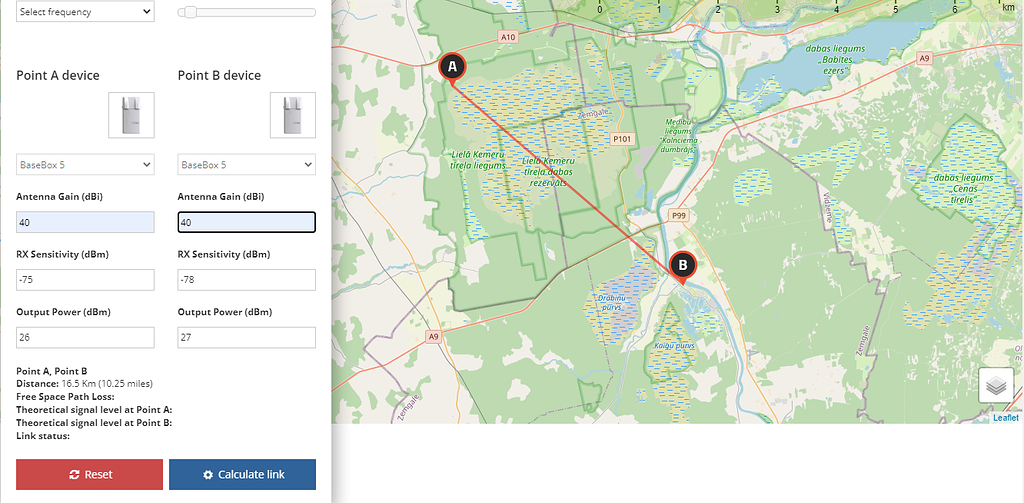 Have any Radio/Wireless link calculator for Cambium Network? - PTP ...