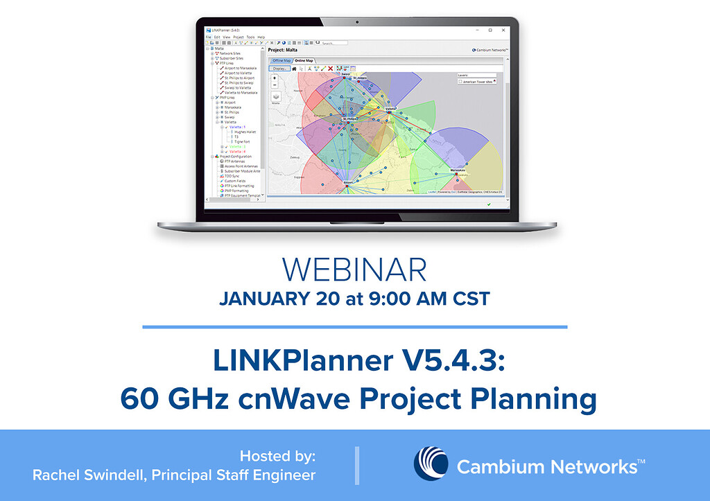 Webinar - LINKPlanner V5.4.3: 60 GHz cnWave Project Planning ...