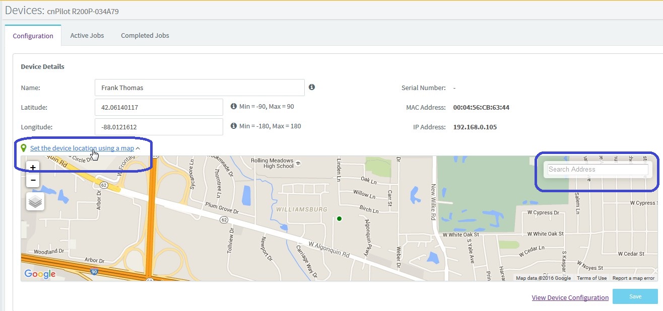 How to get onboarded devices to show on map? - cnMaestro - Cambium ...